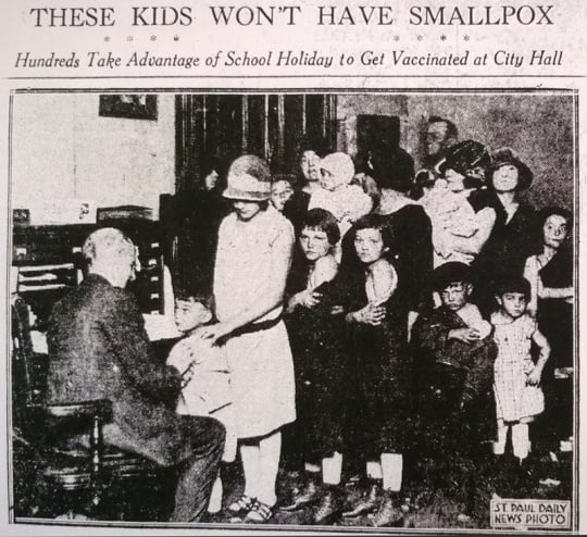 Smallpox Epidemic, 1924–1925 | MNopedia