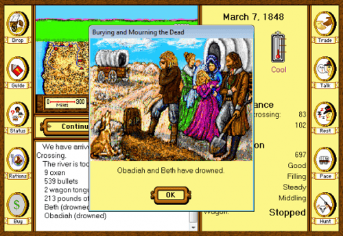 Oregon Trail (computer game) | MNopedia