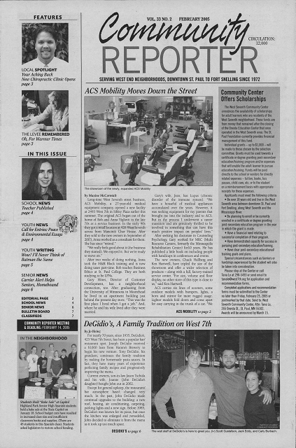 The community reporter | Minnesota Historical Society